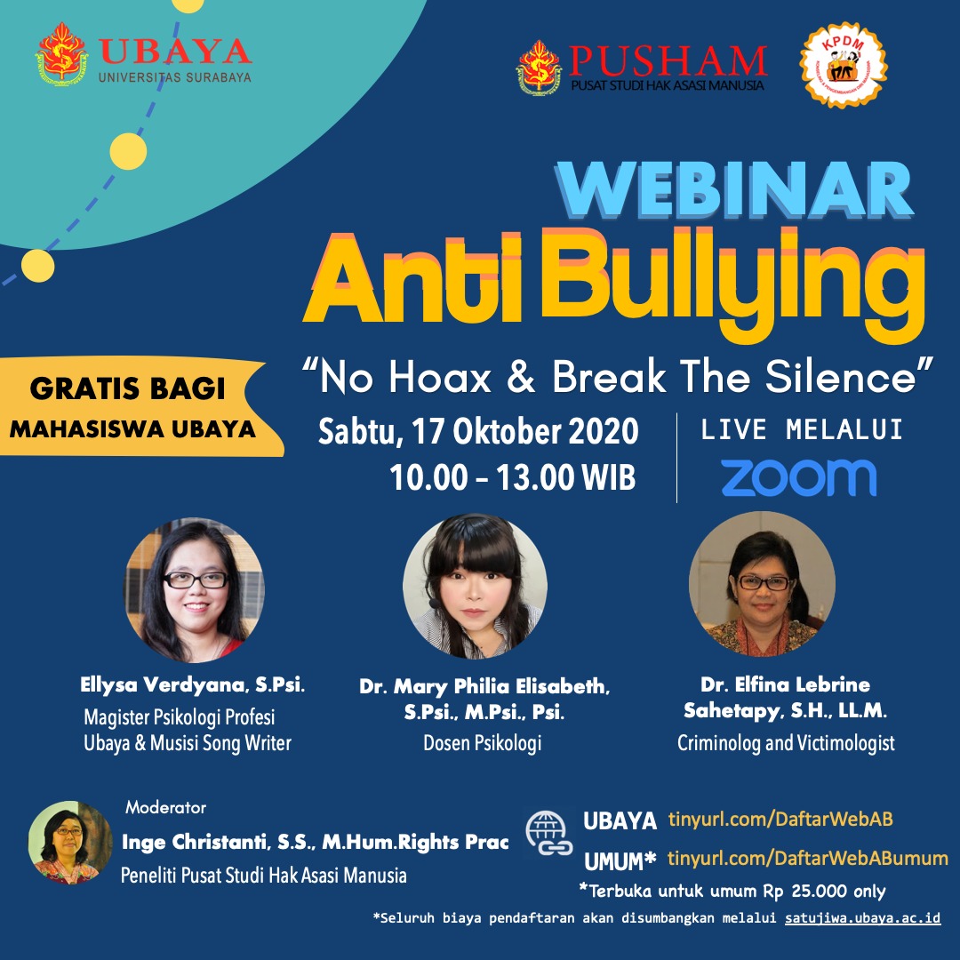 Webinar Anti Bullying "No Hoax & Break The Limit" - Direktorat ...