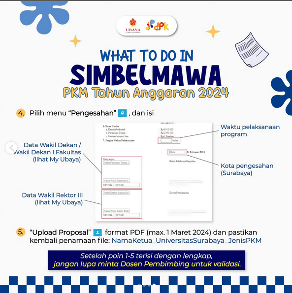 What To Do In SIMBELMAWA PKM Tahun Anggaran 2024 - Direktorat Pengembangan Kemahasiswaan
