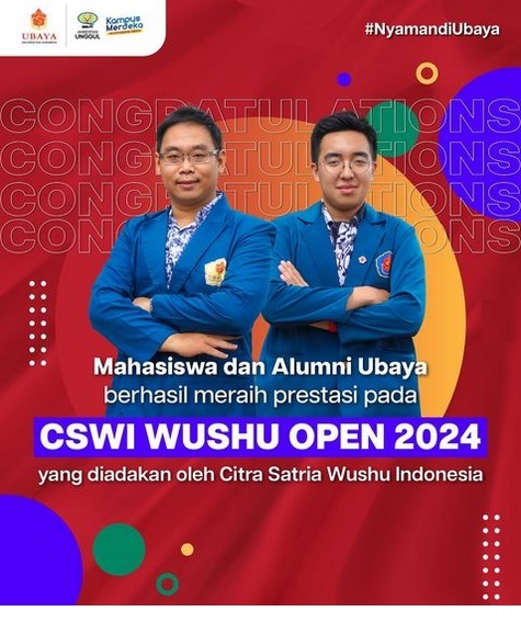 Mahasiswa dan Alumni UBAYA ini berhasil meraih Gold Medal dalam CSWI ...