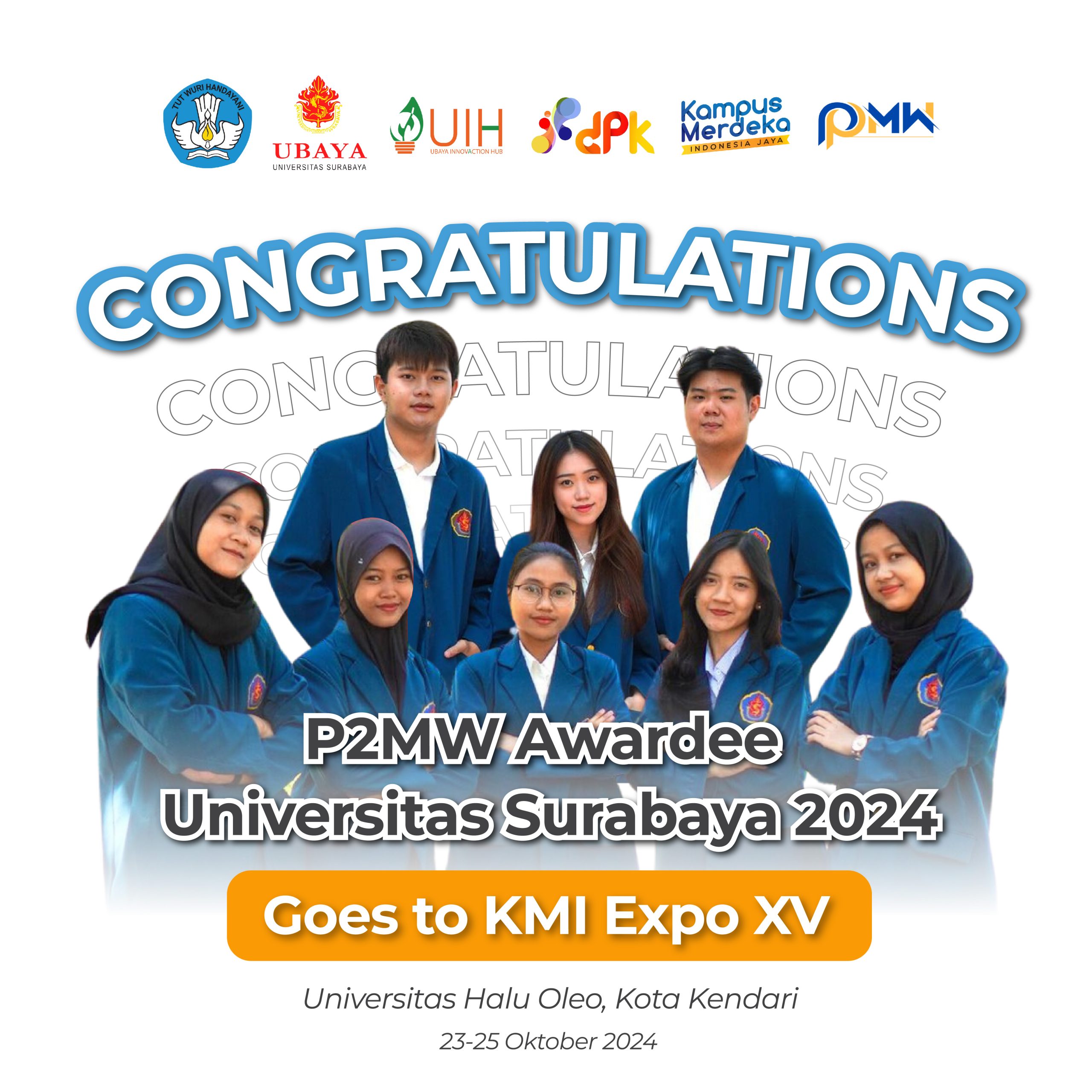 Congratulations, 2 Kelompok Usaha P2MW Awardee UBAYA lolos KMI EXPO XV! - Direktorat ...