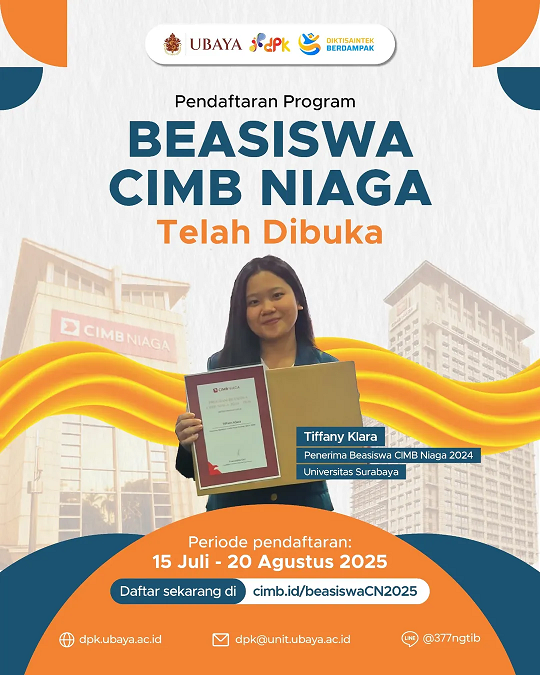 Kesempatan Emas! Daftar Beasiswa CIMB Niaga 2025 Sekarang - Direktorat Pengembangan Kemahasiswaan