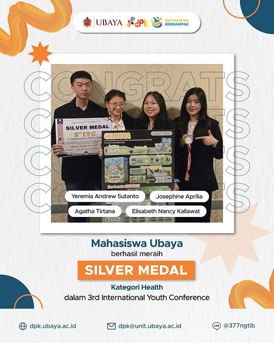 Mahasiswa Ubaya Raih Silver Medal di 3rd International Youth Conference 2025 - Direktorat ...