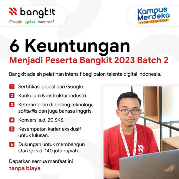 Pendaftaran Bangkit 2023 Batch 2 - Direktorat Pengembangan Kemahasiswaan