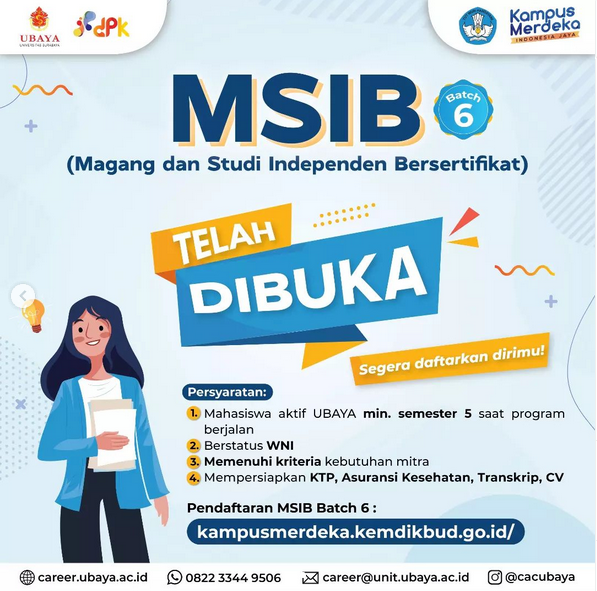 MAGANG DAN STUDI INDEPENDEN BERSERTIFIKAT (BATCH 6) - Direktorat ...