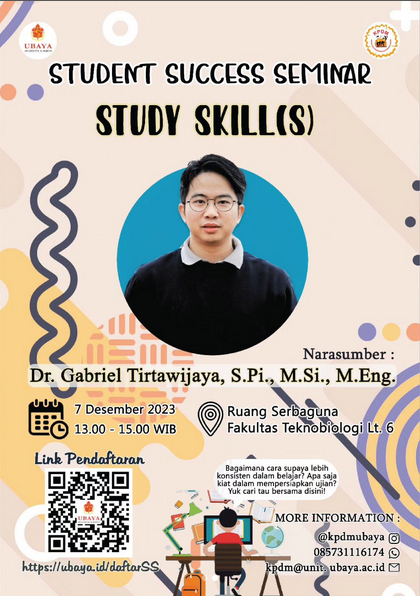 Student Success Seminar (S3) - Study Skill(s) - Direktorat Pengembangan ...