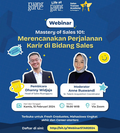 Webinar : 𝐌𝐚𝐬𝐭𝐞𝐫𝐲 𝐨𝐟 𝐒𝐚𝐥𝐞𝐬 𝟏𝟎𝟏: 𝐌𝐞𝐫𝐞𝐧𝐜𝐚𝐧𝐚𝐤𝐚𝐧 𝐏𝐞𝐫𝐣𝐚𝐥𝐚𝐧𝐚𝐧 𝐊𝐚𝐫𝐢𝐫 𝐝𝐢 𝐁𝐢𝐝𝐚𝐧𝐠 ...