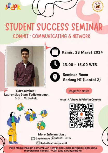 Student Success Seminar (S3) - Communicating & Networking - Direktorat ...