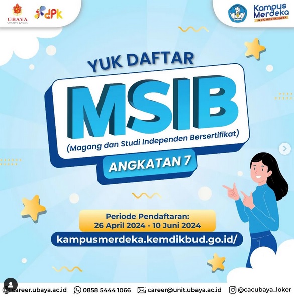 Magang dan Studi Independen Bersertifikat (MSIB) Angkatan 7 - Direktorat Pengembangan Kemahasiswaan