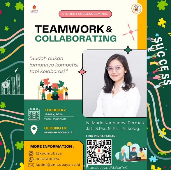 Student Success Seminar (S3) - Teamwork & Collaborating - Direktorat ...